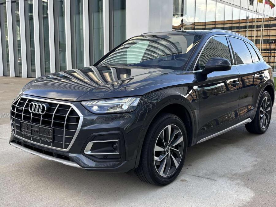 Pelēks Audi Q5 2021 Viļņa, ar dzinēja tilpumu 1.98 L un nobraukumu 281 tūkst. km par 23500 €, foto 1 vietnē AUTOMOTO.COM.LV