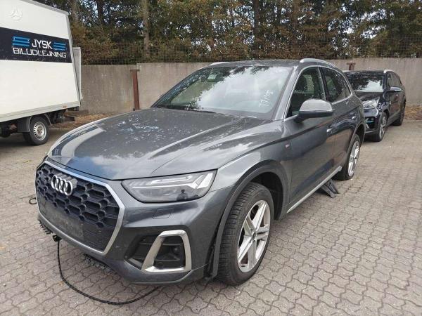Grey Audi Q5 2021 in Mazeikiai, with an engine capacity of 1.98 L and mileage of 125 thousand km for 18999 €, photo 1 on AUTOMOTO.COM.LV