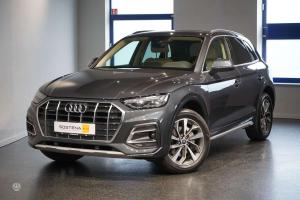 Grey Audi Q5 2021 in Vilnius, with an engine capacity of 1.97 L and mileage of 83 thousand km for 31900 €, photo  on AUTOMOTO.COM.LV