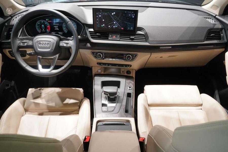 Pelēks Audi Q5 2021 Viļņa, ar dzinēja tilpumu 1.97 L un nobraukumu 83 tūkst. km par 31900 €, foto 10 vietnē AUTOMOTO.COM.LV