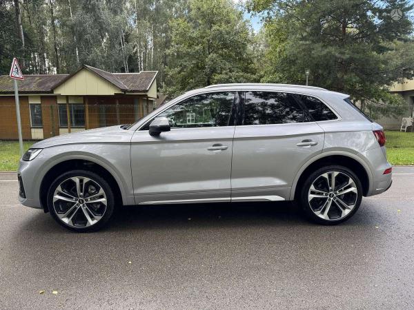 Grey Audi Q5 2021 in Pasvalys, with an engine capacity of 1.98 L and mileage of 58 thousand km for 28999 €, photo 6 on AUTOMOTO.COM.LV
