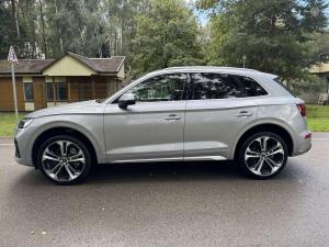 Grey Audi Q5 2021 in Pasvalys, with an engine capacity of 1.98 L and mileage of 58 thousand km for 28999 €, photo 6 on AUTOMOTO.COM.LV