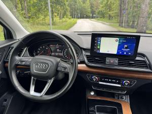 Grey Audi Q5 2021 in Pasvalys, with an engine capacity of 1.98 L and mileage of 58 thousand km for 28999 €, photo 12 on AUTOMOTO.COM.LV