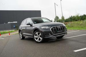 Grey Audi Q5 2021 in Vilnius, with an engine capacity of 1.98 L and mileage of 17 thousand km for 31500 €, photo  on AUTOMOTO.COM.LV