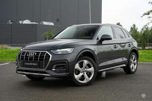 Grey Audi Q5 2021 in Vilnius, with an engine capacity of 1.98 L and mileage of 17 thousand km for 31500 €, photo 8 on AUTOMOTO.COM.LV