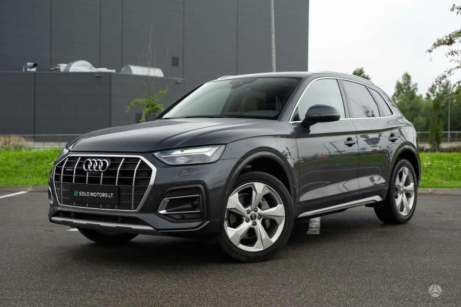 Grey Audi Q5 2021 in Vilnius, with an engine capacity of 1.98 L and mileage of 17 thousand km for 31500 €, photo 8 on AUTOMOTO.COM.LV