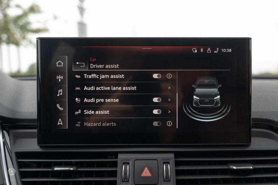 Grey Audi Q5 2021 in Vilnius, with an engine capacity of 1.98 L and mileage of 17 thousand km for 31500 €, photo 21 on AUTOMOTO.COM.LV