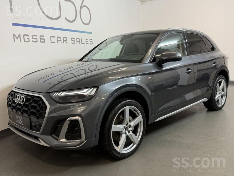 Pelēks Audi Q5 2022 Rīga, ar dzinēja tilpumu 2.00 L un nobraukumu 100 tūkst. km par 37900 €, foto 4 vietnē AUTOMOTO.COM.LV