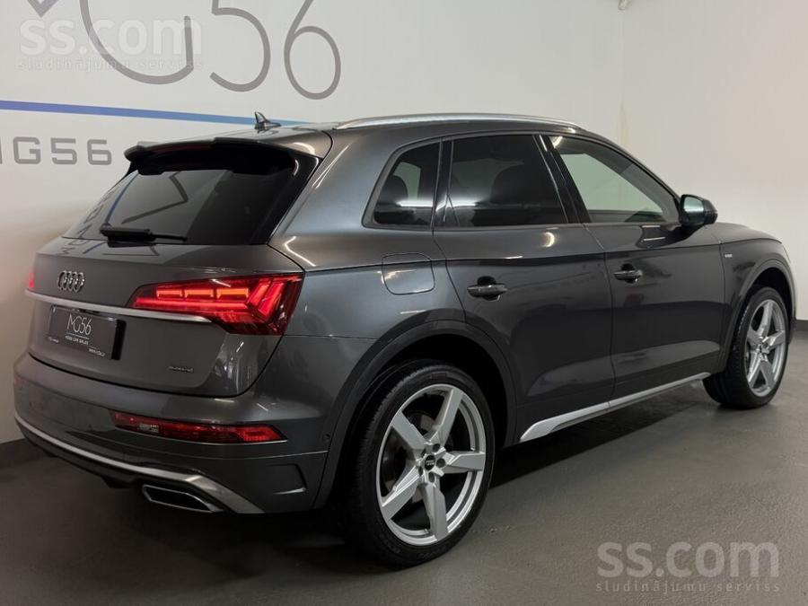 Pelēks Audi Q5 2022 Rīga, ar dzinēja tilpumu 2.00 L un nobraukumu 100 tūkst. km par 37900 €, foto 6 vietnē AUTOMOTO.COM.LV