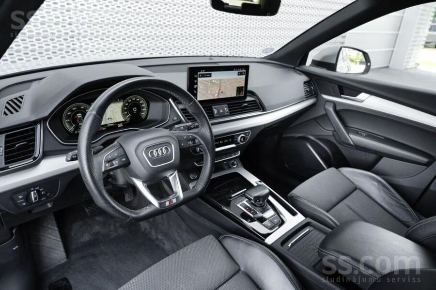 Grey Audi Q5 2022 in Riga, with an engine capacity of 2.00 L and mileage of 111 thousand km for 33800 €, photo 11 on AUTOMOTO.COM.LV