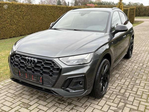 Grey Audi Q5 2022 in Alytus, with an engine capacity of 2.00 L and mileage of 65 thousand km for 31600 €, photo 1 on AUTOMOTO.COM.LV