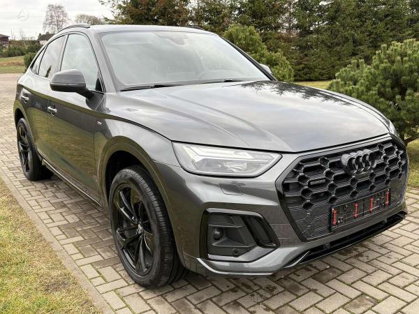 Grey Audi Q5 2022 in Alytus, with an engine capacity of 2.00 L and mileage of 65 thousand km for 31600 €, photo 2 on AUTOMOTO.COM.LV