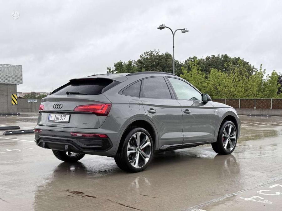 Grey Audi Q5 2022 in Kaunas, with an engine capacity of 1.97 L and mileage of 96 thousand km for 36900 €, photo 6 on AUTOMOTO.COM.LV