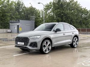 Grey Audi Q5 2022 in Kaunas, with an engine capacity of 1.97 L and mileage of 96 thousand km for 36900 €, photo 8 on AUTOMOTO.COM.LV