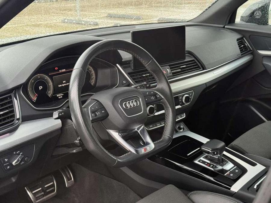 Grey Audi Q5 2022 in Kaunas, with an engine capacity of 1.97 L and mileage of 96 thousand km for 36900 €, photo 15 on AUTOMOTO.COM.LV