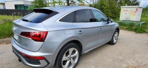Grey Audi Q5 2022 in Vilnius, with an engine capacity of 1.98 L and mileage of 35 thousand km for 32000 €, photo 5 on AUTOMOTO.COM.LV