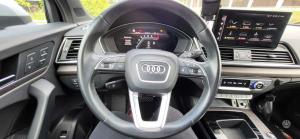 Grey Audi Q5 2022 in Vilnius, with an engine capacity of 1.98 L and mileage of 35 thousand km for 32000 €, photo 8 on AUTOMOTO.COM.LV
