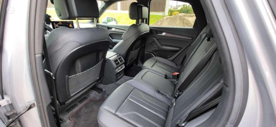 Grey Audi Q5 2022 in Vilnius, with an engine capacity of 1.98 L and mileage of 35 thousand km for 32000 €, photo 15 on AUTOMOTO.COM.LV