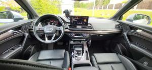 Grey Audi Q5 2022 in Vilnius, with an engine capacity of 1.98 L and mileage of 35 thousand km for 32000 €, photo 17 on AUTOMOTO.COM.LV
