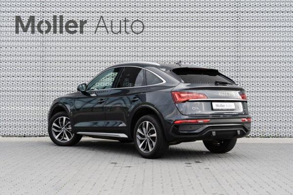 Grey Audi Q5 2022 in Marupe, with an engine capacity of 2.00 L and mileage of 82 thousand km for 33700 €, photo 4 on AUTOMOTO.COM.LV