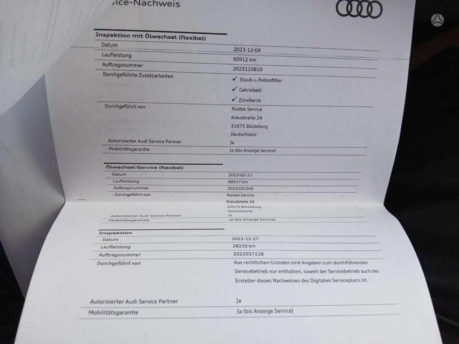 Grey Audi Q5 2022 in Vilnius, with an engine capacity of 2.00 L and mileage of 132 thousand km for 34222 €, photo 11 on AUTOMOTO.COM.LV