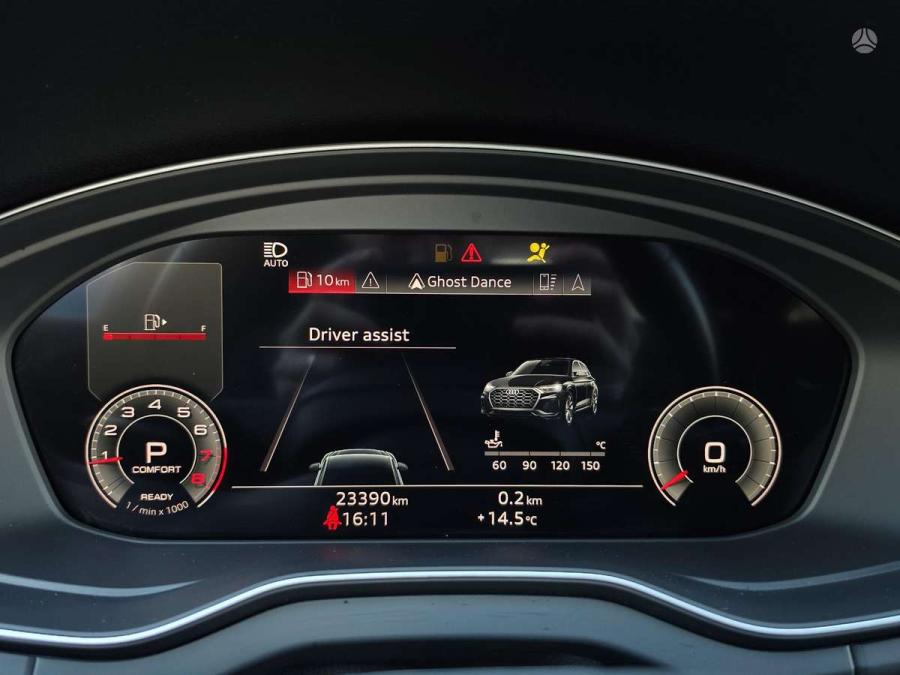 Grey Audi Q5 2022 in Kaunas, with an engine capacity of 1.98 L and mileage of 23 thousand km for 23900 €, photo 86 on AUTOMOTO.COM.LV