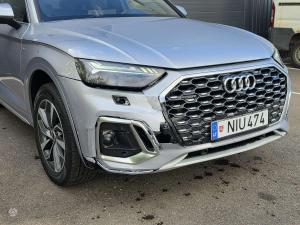 Grey Audi Q5 2022 in Kaunas, with an engine capacity of 1.98 L and mileage of 23 thousand km for 23900 €, photo 10 on AUTOMOTO.COM.LV