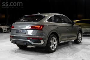 Grey Audi Q5 2023 in Riga, with an engine capacity of 2.00 L and mileage of 46 thousand km for 45000 €, photo 4 on AUTOMOTO.COM.LV
