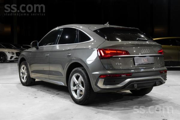 Grey Audi Q5 2023 in Riga, with an engine capacity of 2.00 L and mileage of 46 thousand km for 45000 €, photo 6 on AUTOMOTO.COM.LV