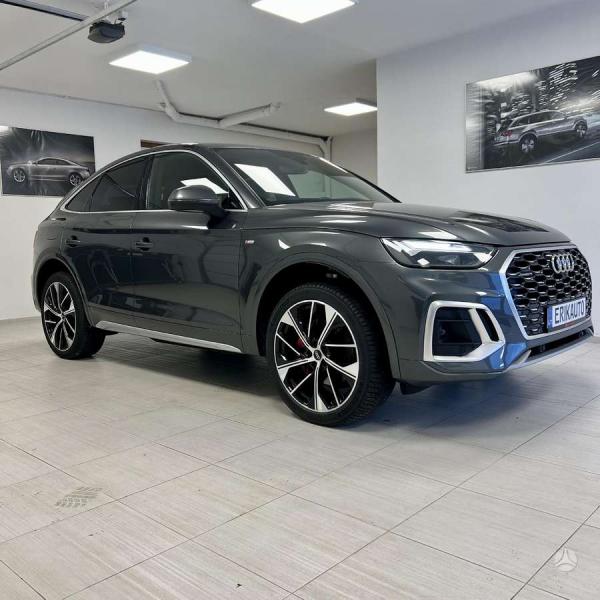 Pelēks Audi Q5 2023 Raseiniai, ar dzinēja tilpumu 1.98 L un nobraukumu 42 tūkst. km par 38500 €, foto 3 vietnē AUTOMOTO.COM.LV