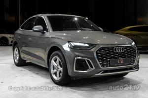 Grey Audi Q5 2023 in Riga, with an engine capacity of 2.00 L and mileage of 46 thousand km for 45000 €, photo 3 on AUTOMOTO.COM.LV