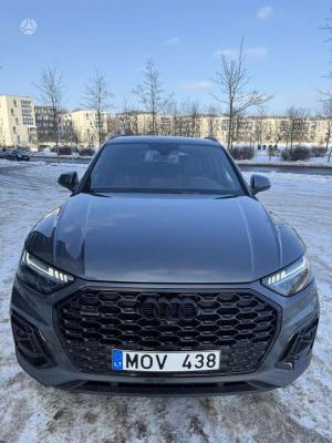 Grey Audi Q5 2023 in Vilnius, with an engine capacity of 1.98 L and mileage of 23 thousand km for 45500 €, photo  on AUTOMOTO.COM.LV