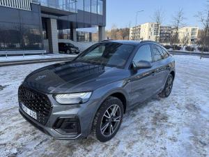 Grey Audi Q5 2023 in Vilnius, with an engine capacity of 1.98 L and mileage of 23 thousand km for 45500 €, photo 5 on AUTOMOTO.COM.LV