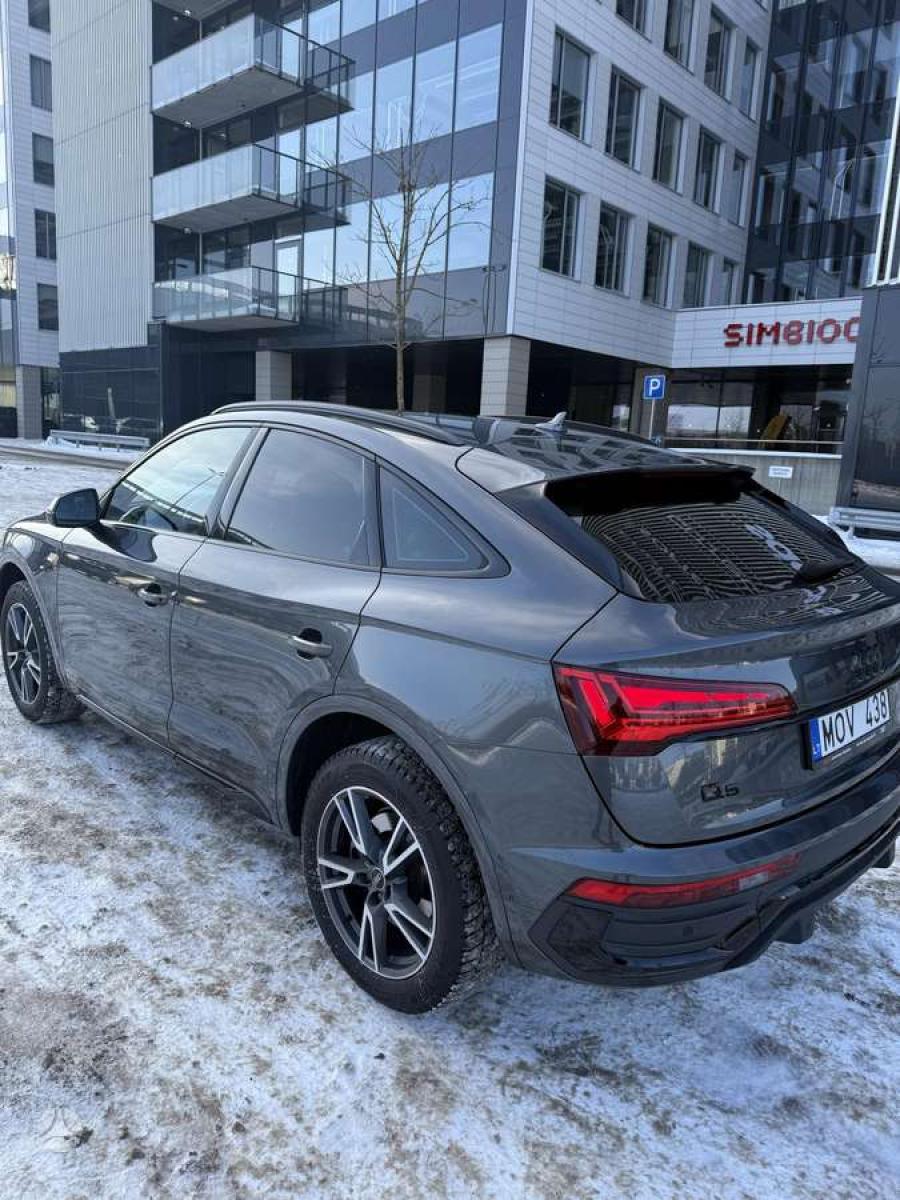 Grey Audi Q5 2023 in Vilnius, with an engine capacity of 1.98 L and mileage of 23 thousand km for 45500 €, photo 15 on AUTOMOTO.COM.LV
