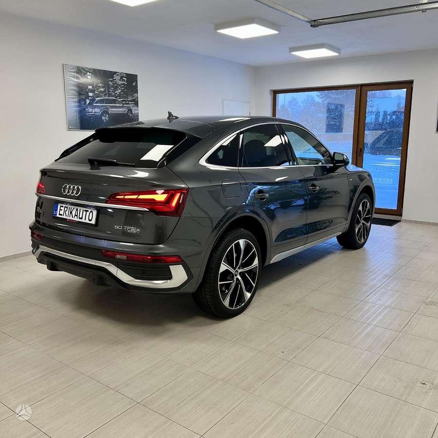 Grey Audi Q5 2023 in Raseiniai, with an engine capacity of 1.98 L and mileage of 42 thousand km for 42500 €, photo 5 on AUTOMOTO.COM.LV