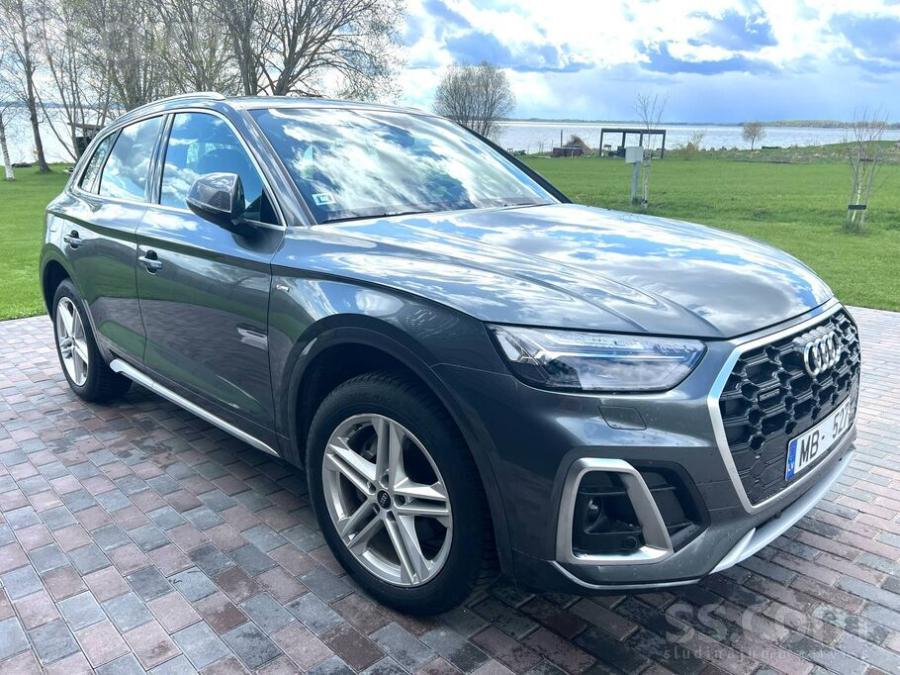 Pelēks Audi Q5 2023 Rīga, ar dzinēja tilpumu 2.00 L un nobraukumu 40 tūkst. km par 41400 €, foto 12 vietnē AUTOMOTO.COM.LV