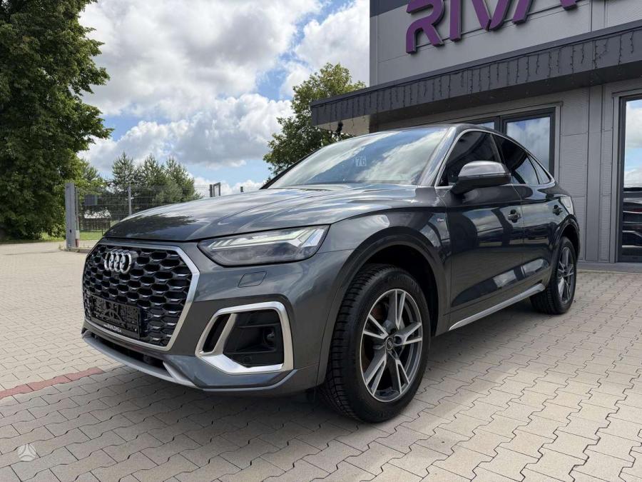 Pelēks Audi Q5 2023 Šauļi, ar dzinēja tilpumu 1.98 L un nobraukumu 113 tūkst. km par 37990 €, foto 6 vietnē AUTOMOTO.COM.LV