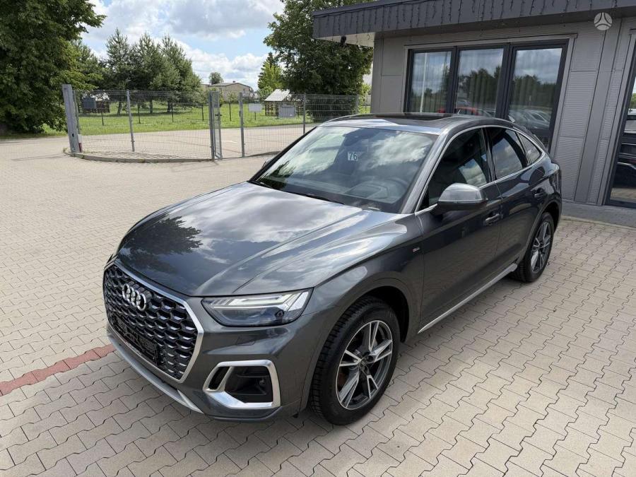 Pelēks Audi Q5 2023 Šauļi, ar dzinēja tilpumu 1.98 L un nobraukumu 113 tūkst. km par 37990 €, foto 7 vietnē AUTOMOTO.COM.LV