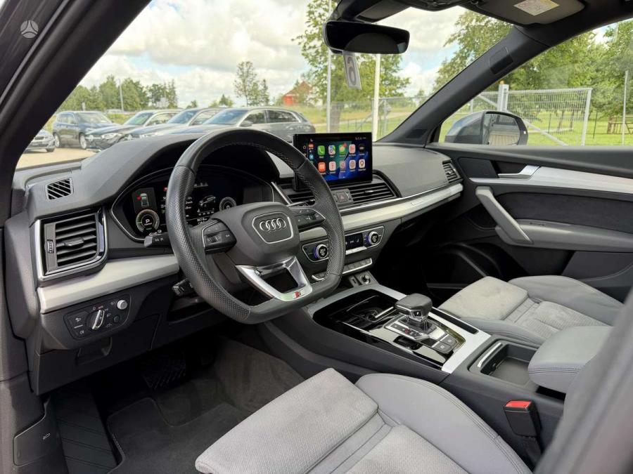 Pelēks Audi Q5 2023 Šauļi, ar dzinēja tilpumu 1.98 L un nobraukumu 113 tūkst. km par 37990 €, foto 13 vietnē AUTOMOTO.COM.LV