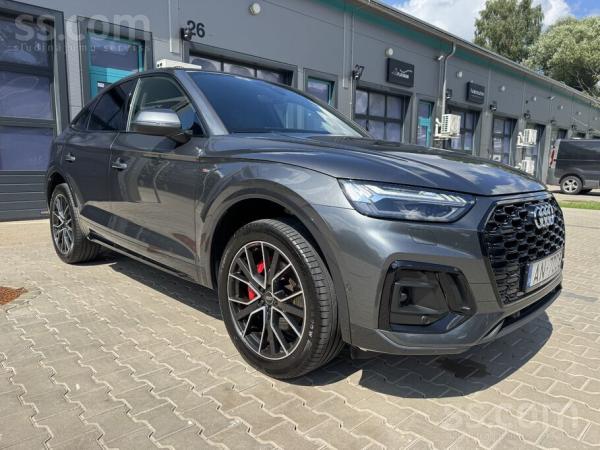 Pelēks Audi Q5 2023 Rīga, ar dzinēja tilpumu 2.00 L un nobraukumu 22 tūkst. km par 44500 €, foto 1 vietnē AUTOMOTO.COM.LV