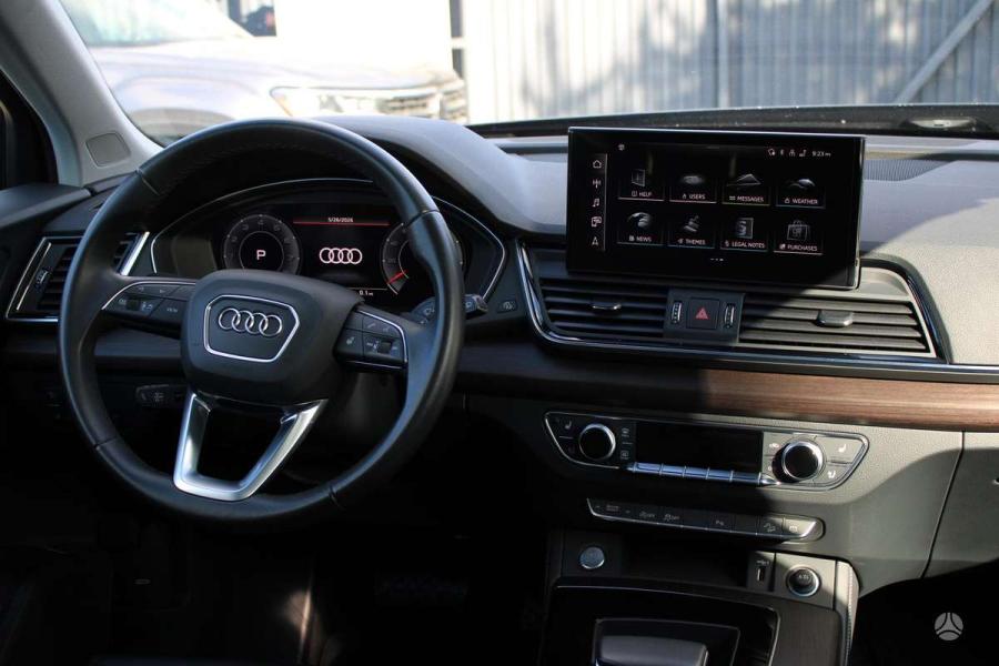 Grey Audi Q5 2023 in Vilnius, with an engine capacity of 1.98 L and mileage of 30 thousand km for 19400 €, photo 15 on AUTOMOTO.COM.LV