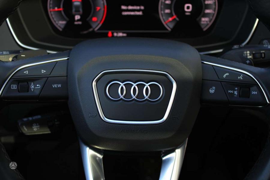 Grey Audi Q5 2023 in Vilnius, with an engine capacity of 1.98 L and mileage of 30 thousand km for 19400 €, photo 17 on AUTOMOTO.COM.LV