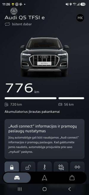 Grey Audi Q5 2023 in Vilnius, with an engine capacity of 1.98 L and mileage of 187 thousand km for 29644 €, photo 18 on AUTOMOTO.COM.LV