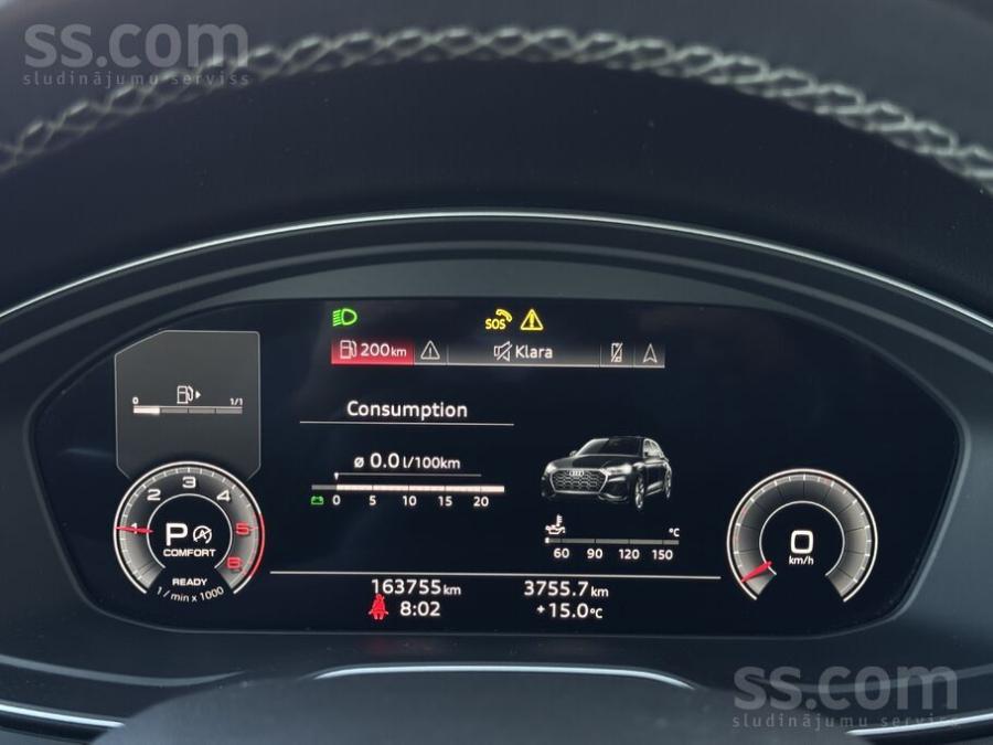 Pelēks Audi Q5 2023 Valmiera, ar dzinēja tilpumu 2.00 L un nobraukumu 164 tūkst. km par 28900 €, foto 14 vietnē AUTOMOTO.COM.LV
