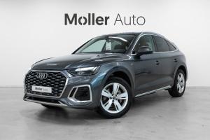 Grey Audi Q5 2023 in Vilnius, with an engine capacity of 2.00 L and mileage of 71 thousand km for 38900 €, photo  on AUTOMOTO.COM.LV