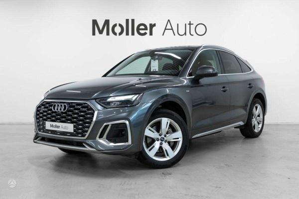 Grey Audi Q5 2023 in Vilnius, with an engine capacity of 2.00 L and mileage of 71 thousand km for 38900 €, photo 1 on AUTOMOTO.COM.LV