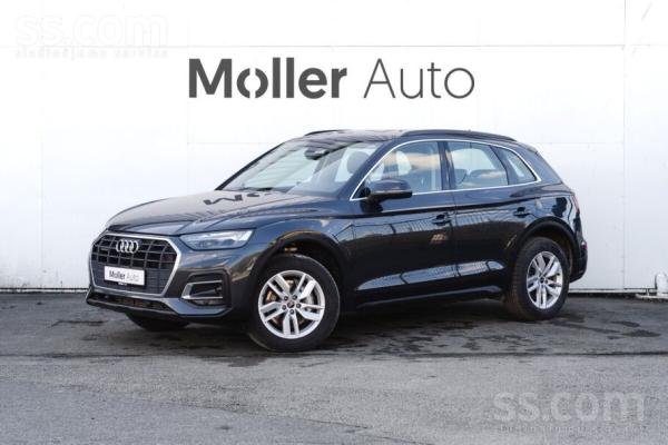 Pelēks Audi Q5 2023 Rīga, ar dzinēja tilpumu 2.00 L un nobraukumu 124 tūkst. km par 30350 €, foto 1 vietnē AUTOMOTO.COM.LV