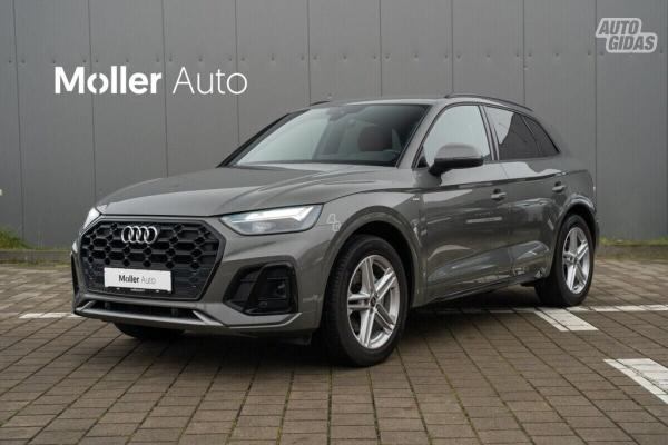 Grey Audi Q5 2024 in Vilnius, with an engine capacity of 2.00 L and mileage of 15 thousand km for 43700 €, photo 1 on AUTOMOTO.COM.LV