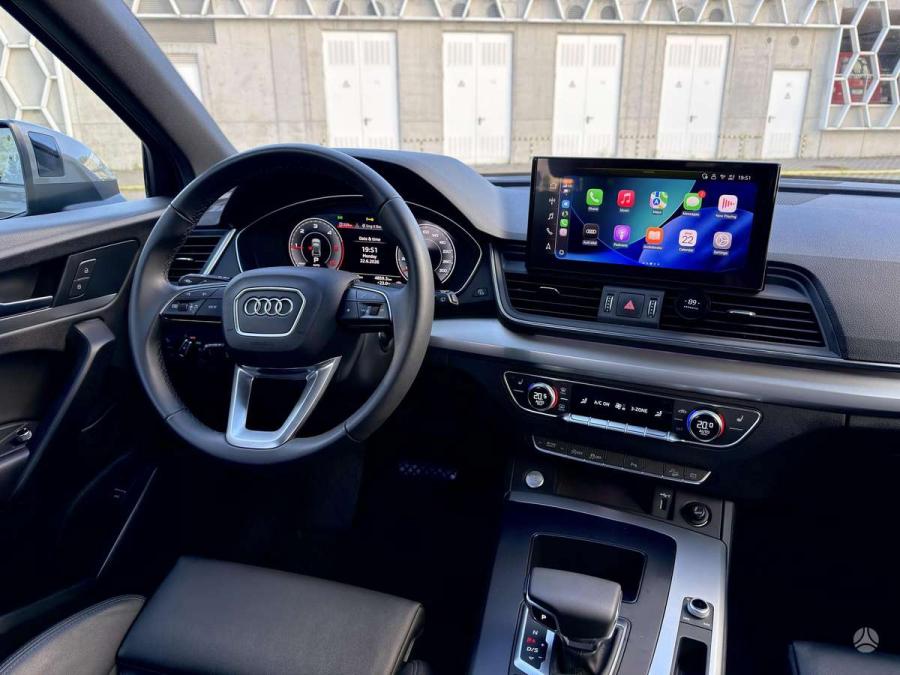 Pelēks Audi Q5 2024 Viļņa, ar dzinēja tilpumu 1.97 L un nobraukumu 25 tūkst. km par 41900 €, foto 13 vietnē AUTOMOTO.COM.LV