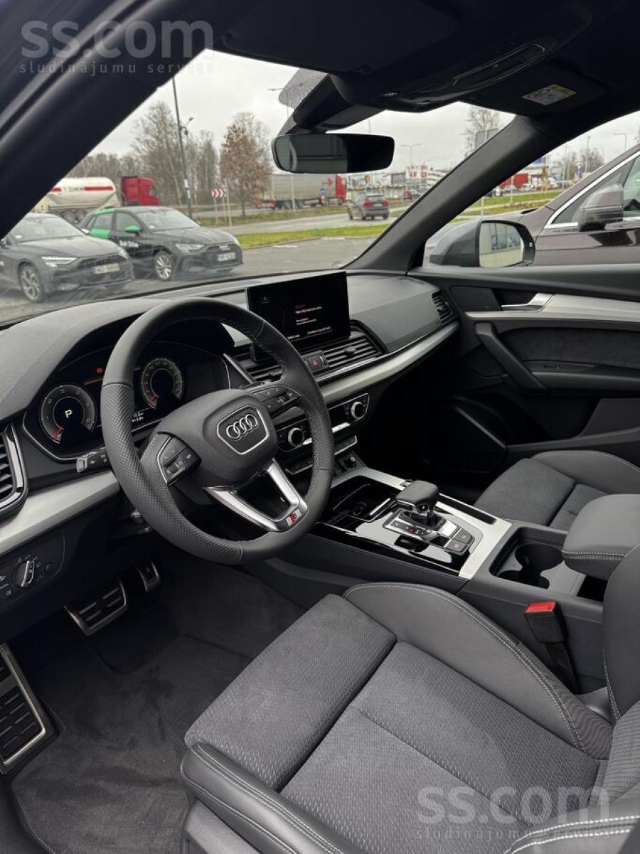 Pelēks Audi Q5 2025 Rīga, ar dzinēja tilpumu 2.00 L un nobraukumu 35 tūkst. km par 39800 €, foto 6 vietnē AUTOMOTO.COM.LV